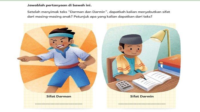 Sifat Darman dan Darmin, Kunci Jawaban Bahasa Indionesia Kelas 5 ...