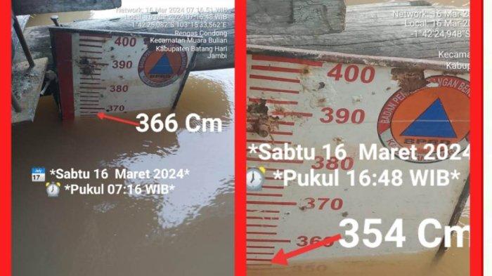Debit Air Sungai Batanghari Fluktuatif, BPBD Imbau Masyarakat Waspada ...
