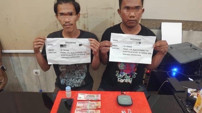 Dua Pria di Jambi Ditangkap Polisi, Simpan Puluhan Paket Sabu - Tribunjambi.com