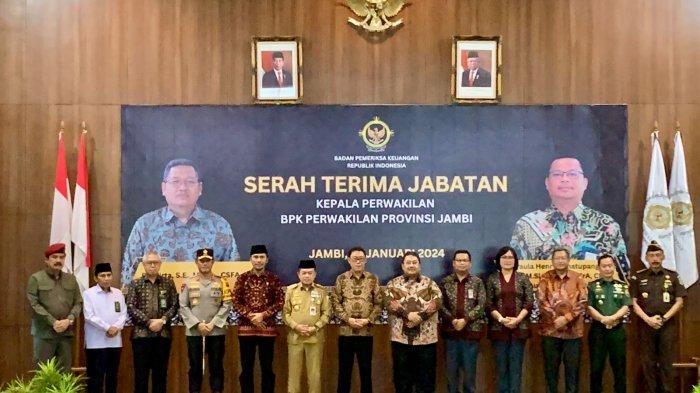 Edi Purwanto Hadiri Serah Terima Jabatan Kepala BPK Perwakilan Provinsi Jambi - Tribunjambi.com