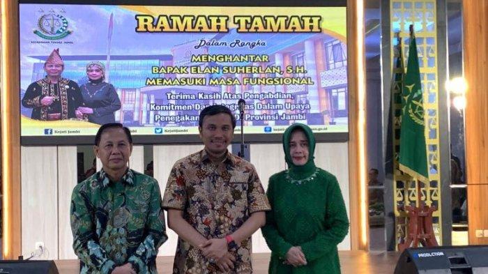 Edi Purwanto Ucapkan Terima Kasih dan selamat bertugas di Kejagung kepada Elan Suherlan ...