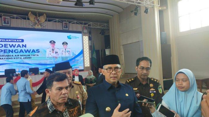 Wali Kota Jambi Syarif Fasha Lakukan Ini Untuk Turunkan Kehilangan Air PDAM Tirta Mayang ...