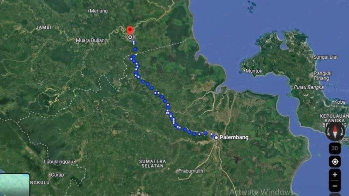 Jarak Palembang ke Kota Jambi di Google Maps 271 Km, Cek Rute Mobil 6 ...