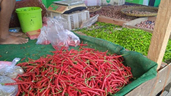 Awal Tahun Baru, Harga Cabai Merah di Batanghari Capai Rp100 Ribu Per Kilogram - Tribunjambi.com