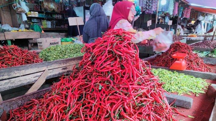 Jelang Ramadhan 1445 H, Harga Cabai di Sarolangun Meroket Capai Rp 70 Ribu Per Kg - Tribunjambi.com