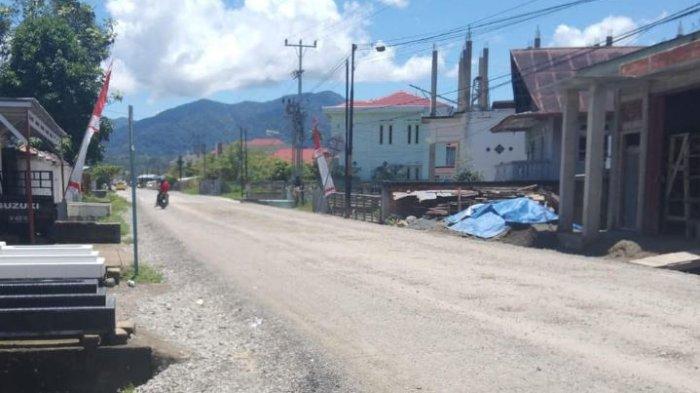 Warga Sebukar, Keluhkan Jalan Nasional Berdebu - Tribunjambi.com