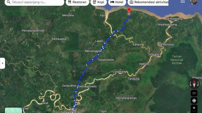 Jarak Jambi-Tanjab Timur di Google Maps 89,3 Km, Jika Jalan Kaki 19 Jam ...