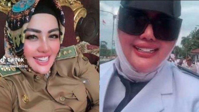 Viral Video Kades Wiwin Komalasari Geli Diberi Nasi Kotak oleh Panitia ...
