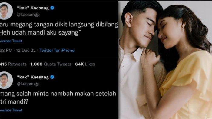 Curhat Kaesang yang Mau Nambah Tapi Erina Gudono Keburu Sudah Mandi: Emang Salah? - Tribunjambi.com