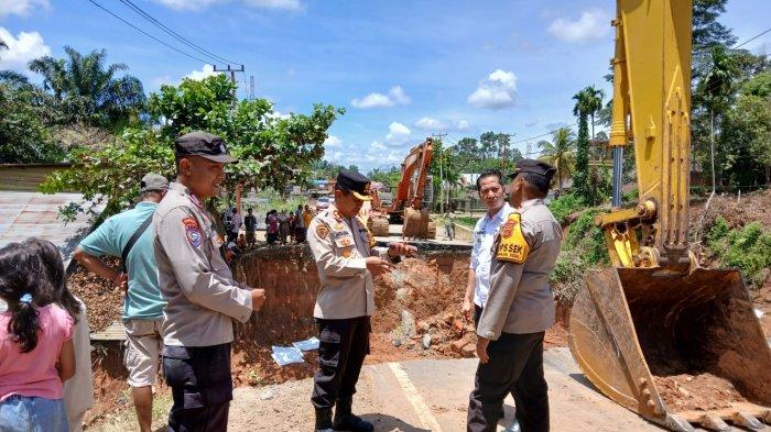 Kapolres Bungo Desak BPJN Percepat Pemasangan Jembatan Bailey ...