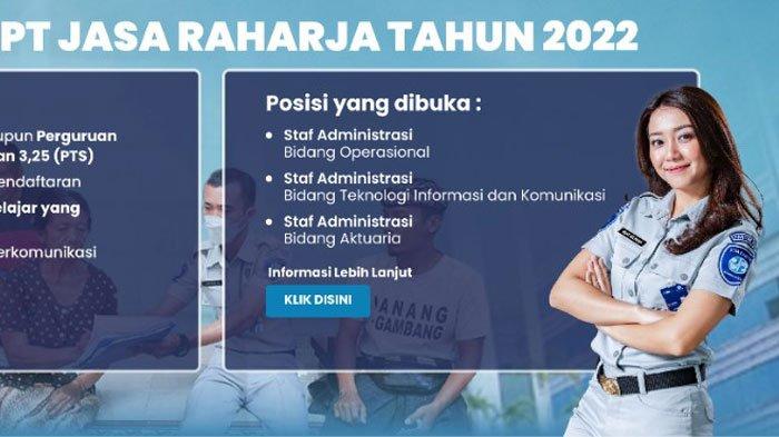 Lowongan Kerja PT Jasa Raharja untuk Lulusan S1, Ada 3 Posisi ...