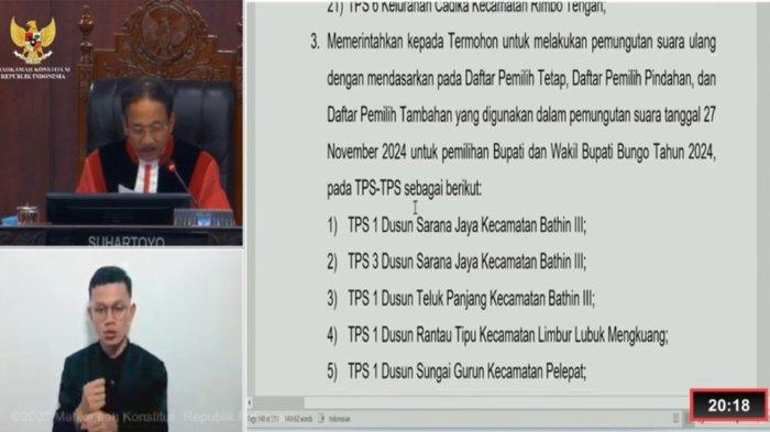 PSU 21 TPS di Bungo, Ini Perolehan Suara Dedy-Dayat vs Jumiwan-Maidani di Pilkada 2024 ...
