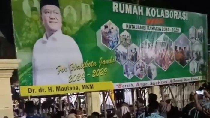 Maulana Launching Rumah Kolaborasi Menuju Kota Jambi Bahagia 2024 - Tribunjambi.com