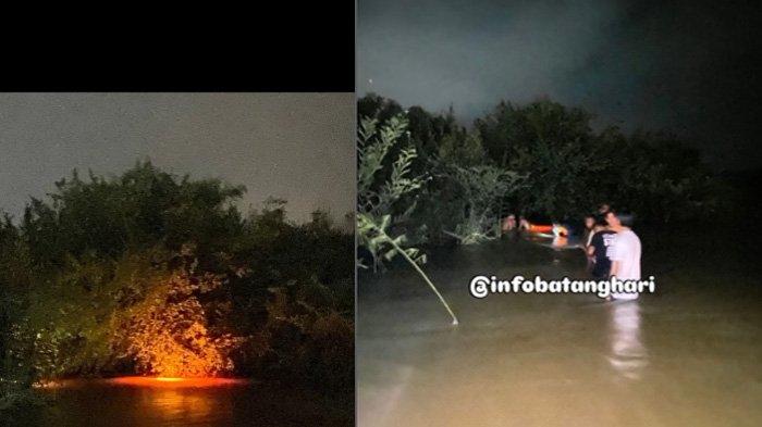 Viral Mobil Tersesat dan Tenggelam di Jalan AMD Batanghari karena Ikut Google Maps - Tribunjambi.com