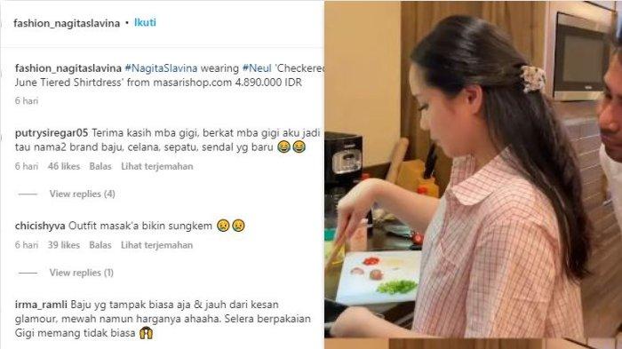 Daster Nagita Slavina Saat Masak di Dapur Jadi Sorotan, Harganya Bikin Netizen Syok: Tidak Biasa ...