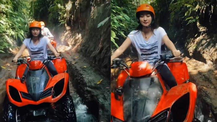 Beraninya Natasha Wilona Jajal Adventure Ekstrem di Bali, Keliling Hutan Pakai Mobil ATV ...