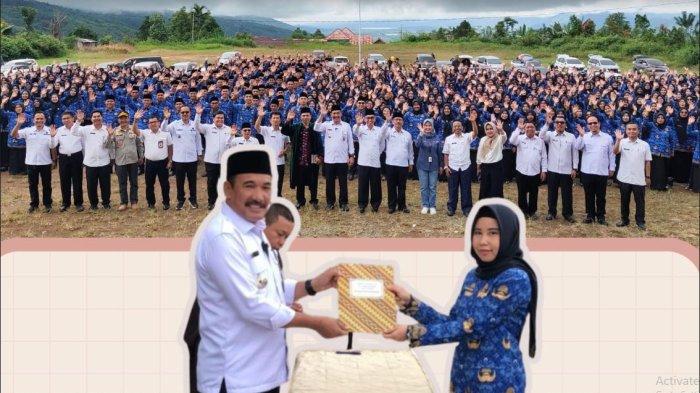 773 PPPK Formasi 2023 Kerinci Terima SK, Begini Pesan Mengharukan PJ Bupati Asraf - Tribunjambi.com