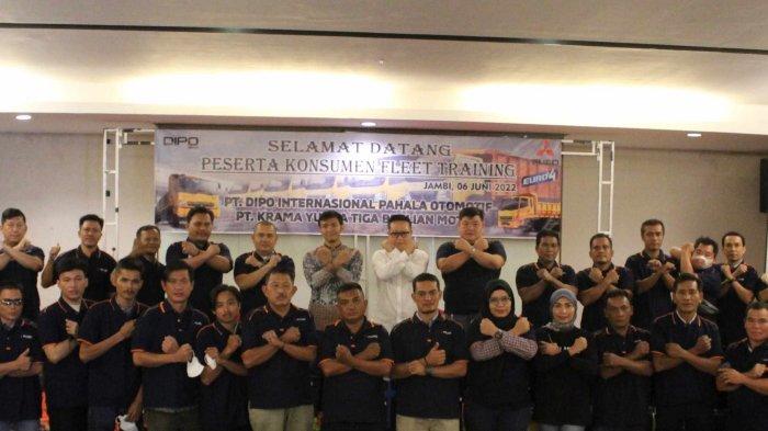 PT Dipo Internasional Pahala Otomotif Jambi Training Flip Customer Euro-4 - Tribunjambi.com