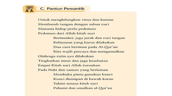Kunci Jawaban PAI Kelas 8 Halaman 34, Buat Pantun dan Nasihat ...