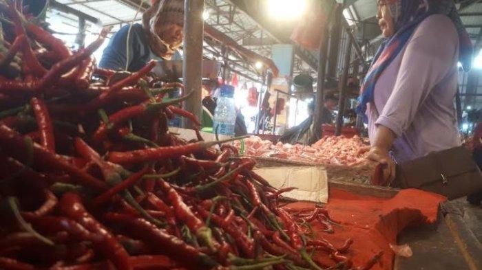 Harga Cabai di Pasar Angso Duo Jambi Merangkak Naik - Tribunjambi.com