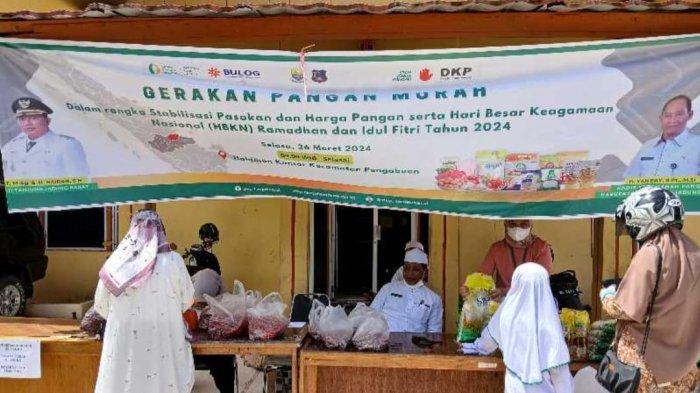 Pemkab Tanjabbar Gelar Gerakan Pangan Murah, Warga Kuala Tungkal Merasa ...