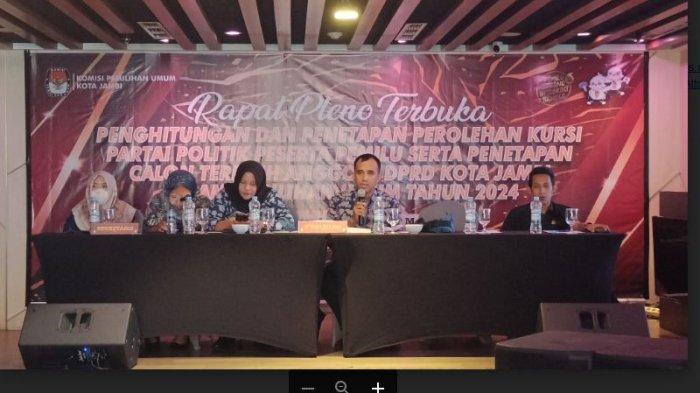 KPU Tetapkan Perolehan Kursi dan Caleg Terpilih DPRD Kota Jambi - Tribunjambi.com