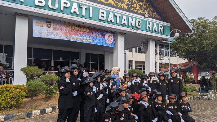 Polres Batanghari Gelar Upacara Peringatan Hari Bhayangkara ke-78 Tahun - Tribunjambi.com