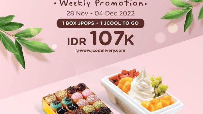 Promo JCO Hari Ini 28 November 2022, 1 Box JPops + 1 JCool To Go Rp107 ...