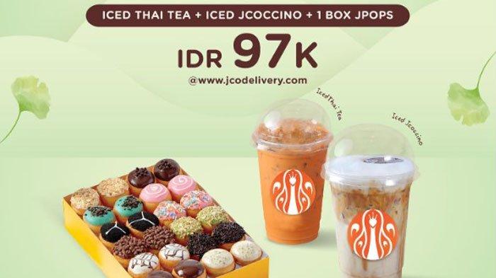 Promo JCO Hari Ini 6 November 2022, 1 Box Jpops + Iced Jcoccino + Iced ...