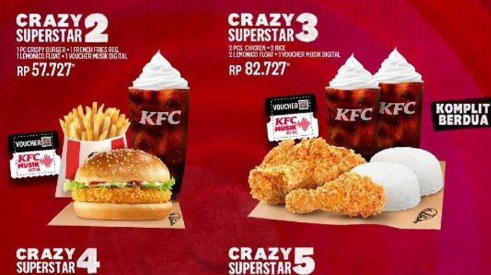 4 Promo KFC Hari Ini 17 Januari 2023, Kombo Crazy Super Star Mulai Rp50 ...