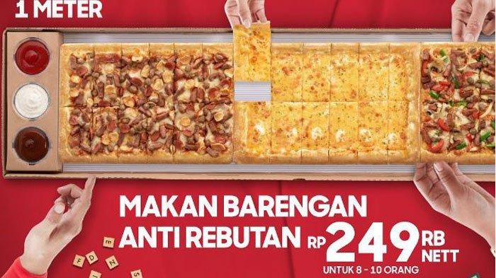 Promo Pizza Hut Hari Ini 7 Agustus 2022, Limo Pizza 1 Meter Rp 249 Ribu ...