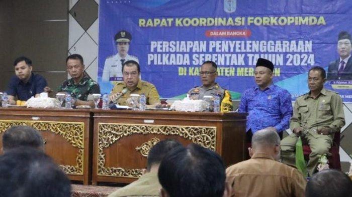 Pemkab Merangin Gelar Rakor Persiapan Pilkada Serentak 2024 - Tribunjambi.com