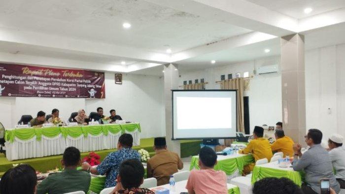 Rapat Pleno, KPU Tetapkan Perolehan Kursi Parpol dan Calon Terpilih Anggota DPRD Tanjabtimur ...