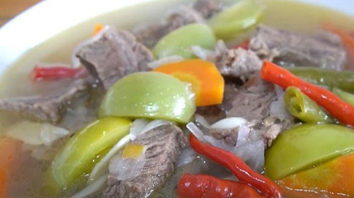 Resep Asem Asem Daging, Tambahkan Tomat Hijau Segar - Tribunjambi.com