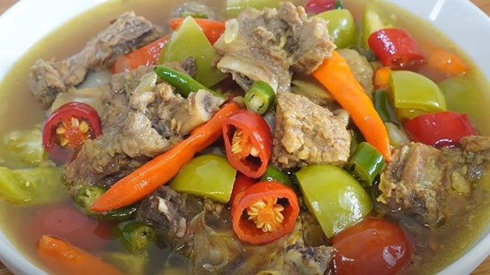 Resep Asem Asem Iga Sapi, Tambahkan Air Asam Jawa - Tribunjambi.com