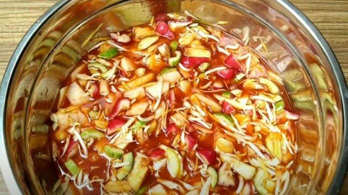 Resep Asinan Buah dan Sayur, Siapkan Bengkuang dan Wortel - Tribunjambi.com