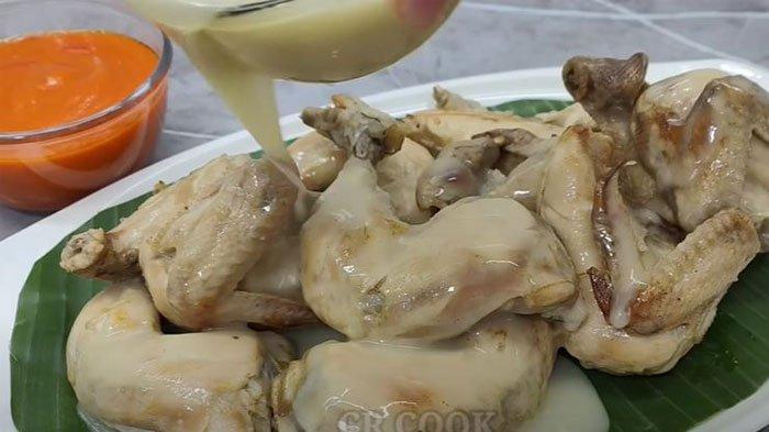 Resep Ayam Pop dengan Kuah Creamy - Tribunjambi.com