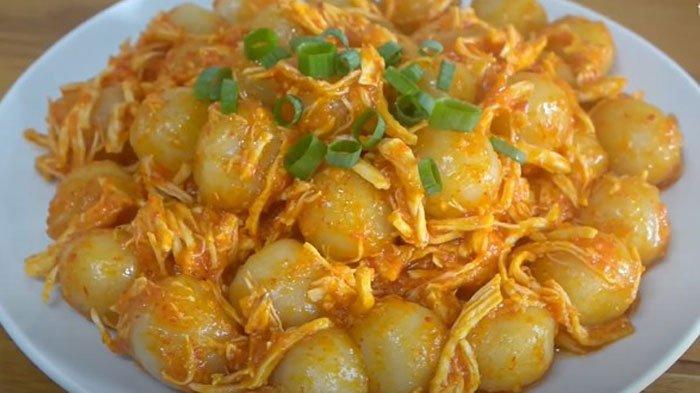 Resep Bacil, Campuran Ayam Suwir dan Cilok - Tribunjambi.com