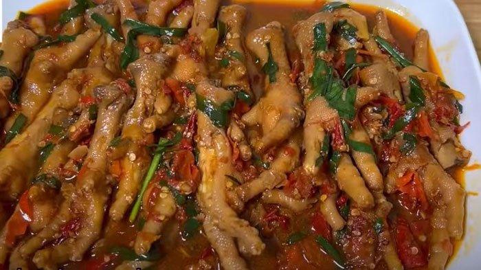Resep Ceker Pedas Manis, Tambahkan Sagu untuk Pengental - Tribunjambi.com