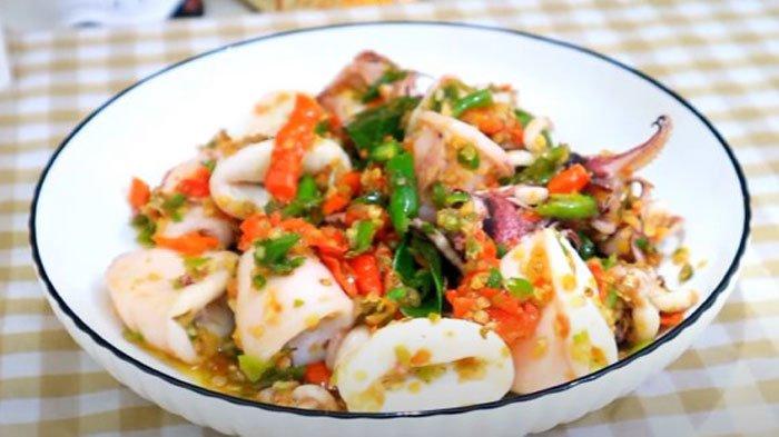 Resep Cumi Laut Pedas, Pastikan Bumbu Matang Meresap - Tribunjambi.com