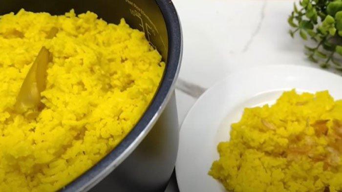 Resep Nasi Kuning Rice Cooker, Mudah dan Praktis - Tribunjambi.com
