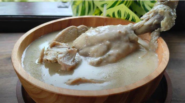 Resep Opor Ayam Putih, Praktis dengan Santan Instan - Tribunjambi.com