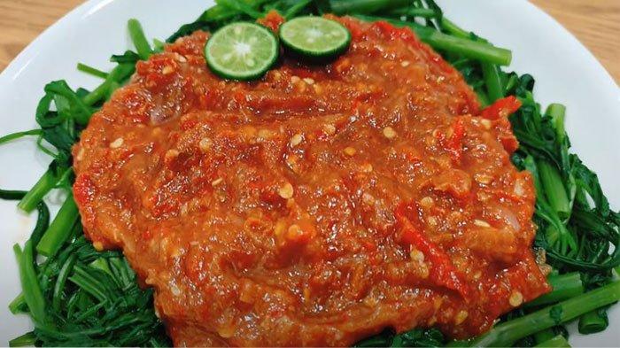 Resep Plecing Kangkung, Pedas Bikin Nagih - Tribunjambi.com