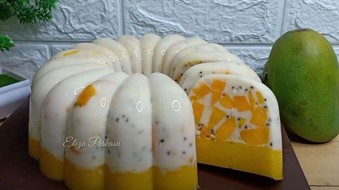 Resep Puding Mangga, Tambahkan Susu Full Cream - Tribunjambi.com