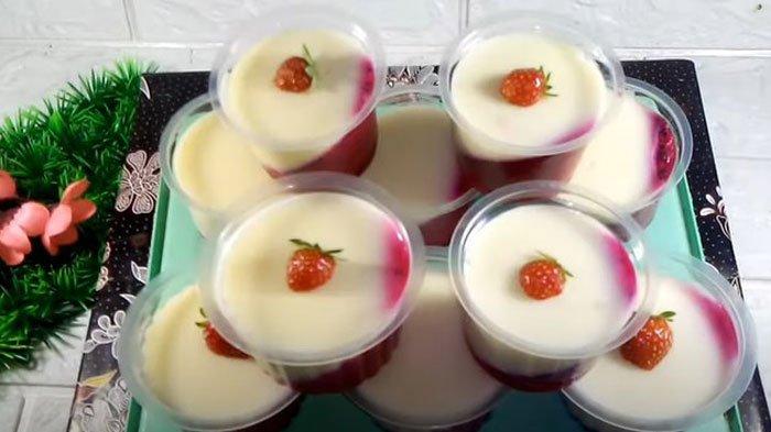 Resep Puding Sutra Buah Naga Super Mudah, Cukup Tiga Bahan Saja ...