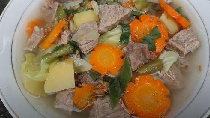 Resep Sop Daging, Cocok untuk Menu Tahun Baru - Tribunjambi.com