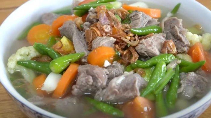 Makan Apa Hari Ini: Resep Sop Daging Kuah Bening - Tribunjambi.com
