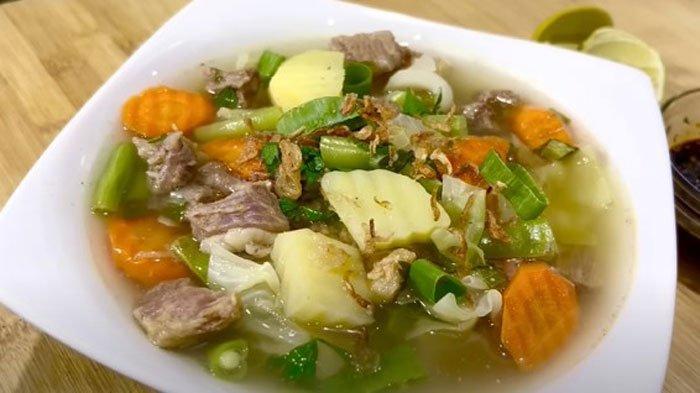 Resep Sop Daging Sapi Bening, Santap dengan Sambal Kecap - Tribunjambi.com