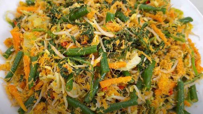 Resep Urap Sayur, Gunakan Kelapa yang Masih Segar - Tribunjambi.com