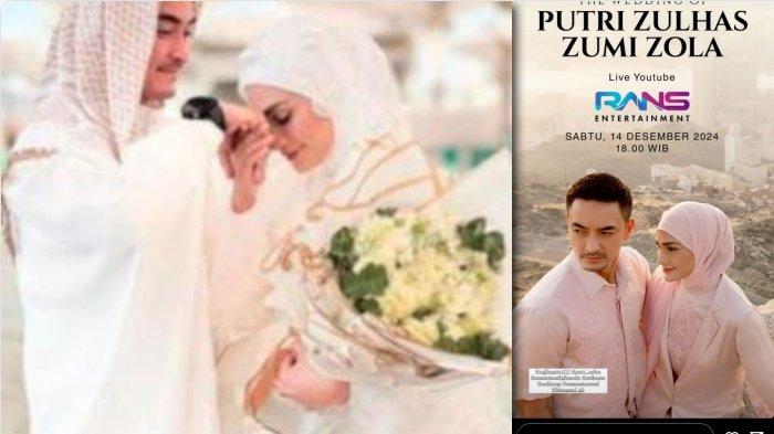 Resepsi Pernikahan Zumi Zola dan Putri Zulhas Akan Ditayangkan Live di ...